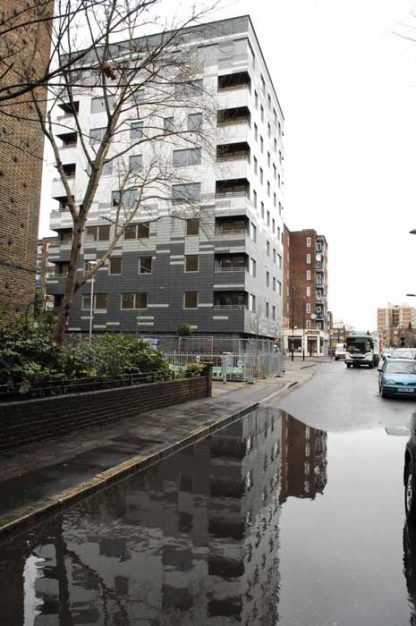 Murray Grove el edificio original en madera - Forestal Maderero